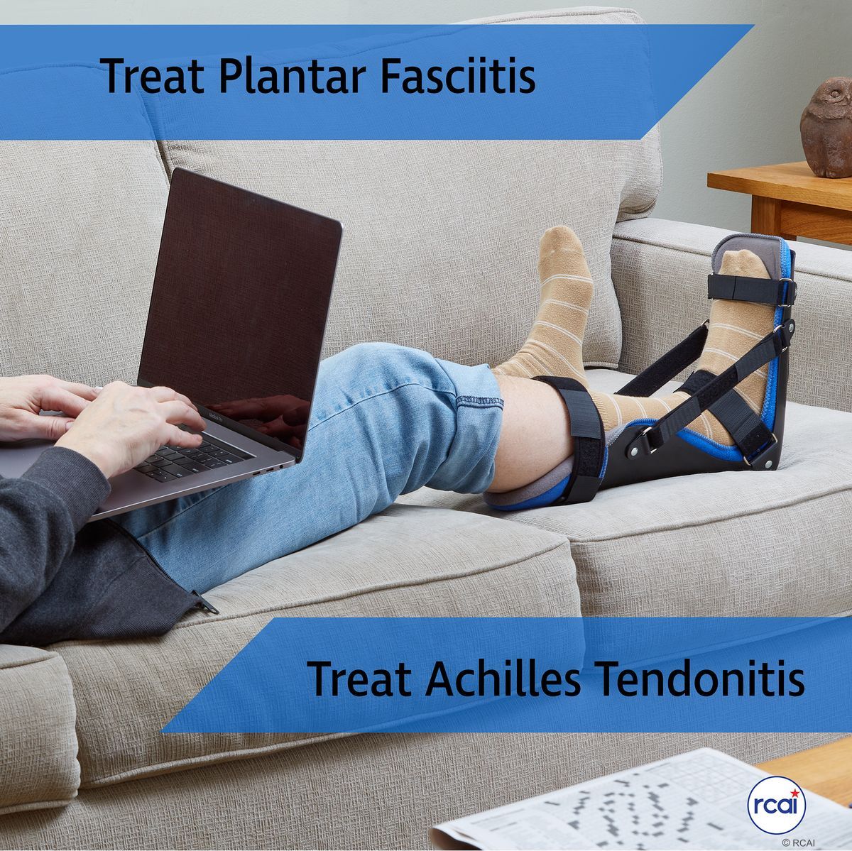 RCAI Plantar Fasciitis Night Splint–Pain-Free Morning & Proven Relief ...